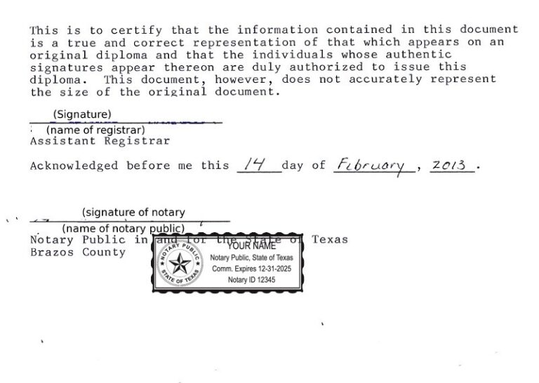 Notary Public Rectangular Seal – Design Your Own Digital Seal & Rubber ...