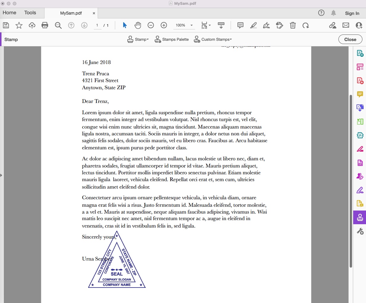 Triangle Seal – Download Your Own Digital Company Seal in Few Minutes ...